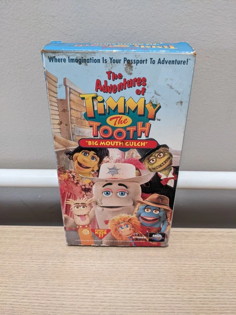 USED THE ADVENTURES of Timmy The Tooth The Big Mouth Gulch VHS 1996 £2. ...