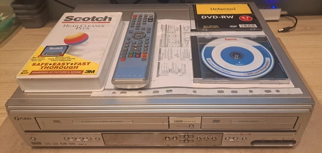 FUNAI HDR-B2735 VHS Registratore DVD e disco rigido copia da VHS a DVD ...