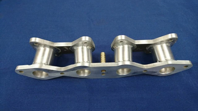 FORD CROSSFLOW INLET manifold to suit Weber/Jenvey DCOE Throttle Bodies ...