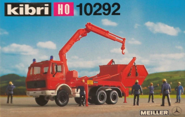 KIBRI H0 10292 Bausatz Feuerwehr Absetzkipper mit Mulde OVP. EUR 9,90 ...