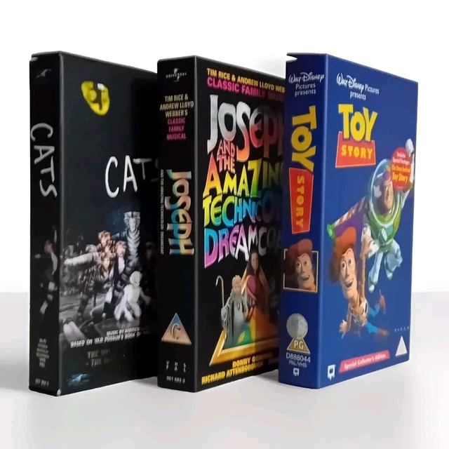 VHS TAPES BUNDLE Toy Story Special Edition, Cats And Joseph £10.00 ...