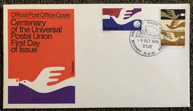 UNIVERSAL POSTAL UNION- 1974 First Day Cover FDC $0.99 - PicClick AU