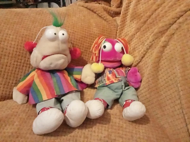 ZIG & ZAG Alien Plush Soft Toy HAND PUPPET Big Breakfast Vivid ...