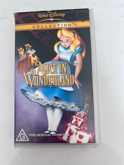 ALICE IN WONDERLAND (VHS Tape,/The Little Mermaid $19.64 - PicClick AU