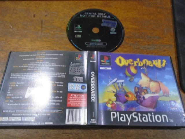 OVERBOARD PS1 EX RENTAL VERSION Sony Playstation £29.95 - PicClick UK