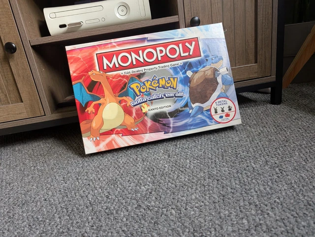 HASBRO POKEMON MONOPOLY Kanto Edition Board Game fully complete. £26.71 ...