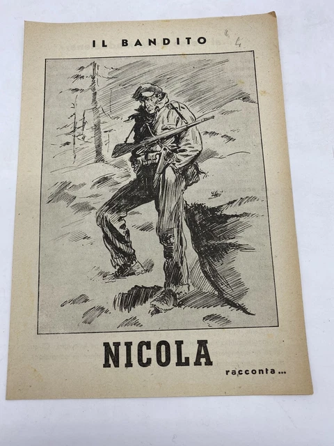 IL BANDITO NICOLA Volantino Rsi Originale EUR 28,00 - PicClick IT