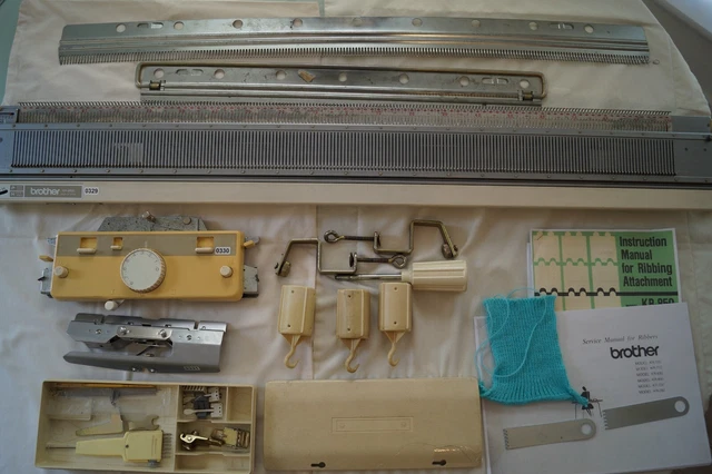 BROTHER RIBBER KNITTING Machine KR-850 . Serviced and Working. £157.50 ...
