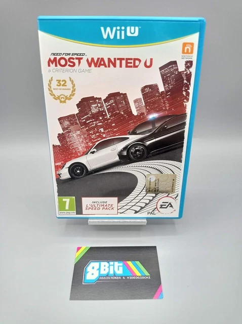 NEED FOR SPEED Most Wanted Nintendo Wiiu Pal Ita EUR 19,99 - PicClick IT