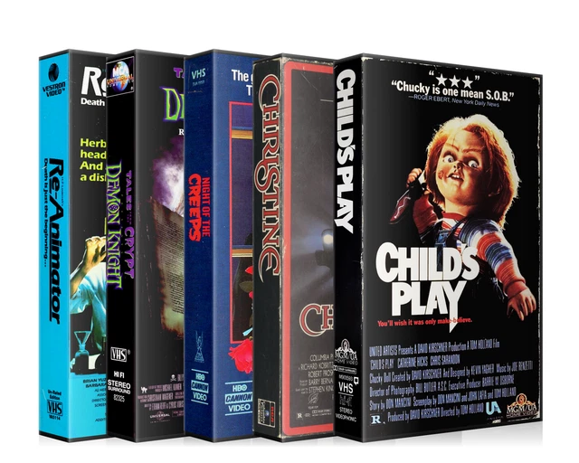 HORROR MOVIE VHS Keychains - Horror VHS Lot - Horror VHS Rare £10.85 ...