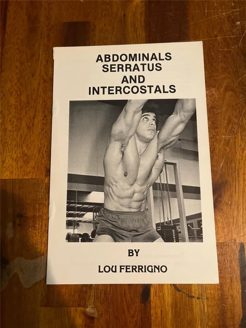 LOU FERRIGNO ABDOMINAUX musculation muscle livret ORIGINAL 1980 EUR 36 ...