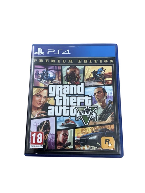GRAND THEFT AUTO V. GTA 5. Premium Editiom. PS4. Playstation 4 ...