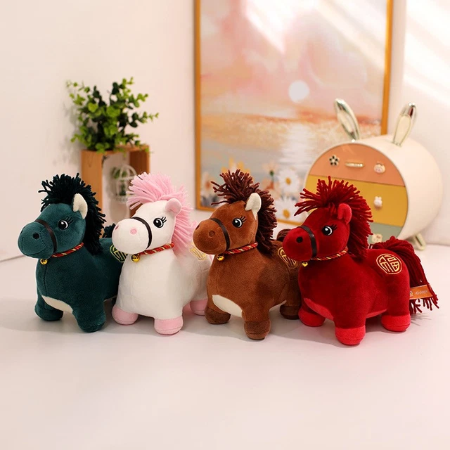 ZODIAC HORSE PLUSH Toy With Pp Cotton Filling For Chinese New Year Gift ...