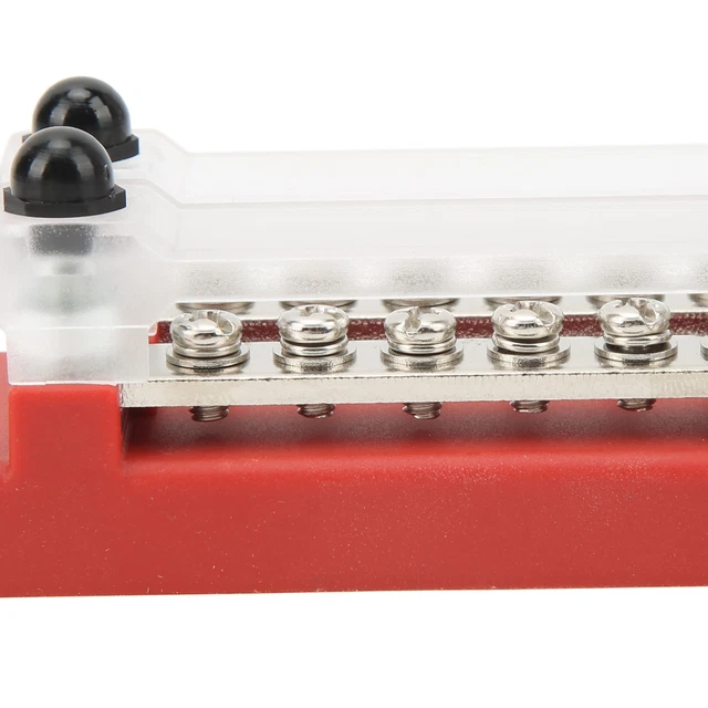 12 Terminal Power Distribution Block 150a Marine Busbar Bus Bar Ground Power £13 93 Picclick Uk