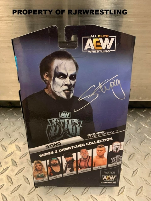 RARE JAZWARES AEW Sting Luminaries Unmatched Walmart Exclusive Action Figure Moc £23.74 ...