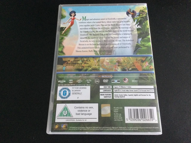 FERNGULLY: THE LAST Rainforest DVD (2006) Bill Kroyer cert U EUR 4,72 ...