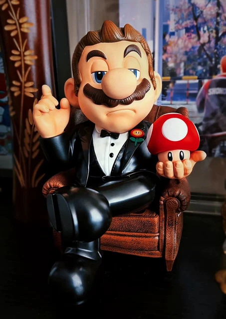 THE GODFATHER SUPER Mario Action PVC Figure Super Mario Bros Nintendo £ ...