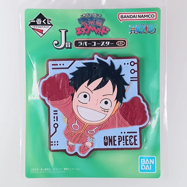 MONKEY D. LUFFY One Piece Egghead Arc Rubber Coaster, Bandai From Japan ...