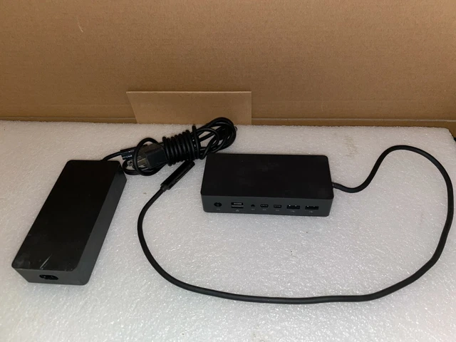 MICROSOFT SURFACE DOCK Model 1661. Docking Station With AC Adapter ...