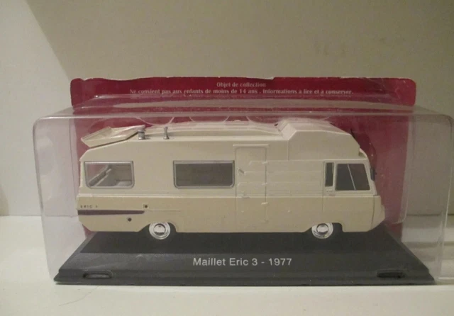 CAMPING CAR MOTORHOME PEUGEOT MAILLET ERIC 3 de 1977 1/43 NEUF BLISTER ...