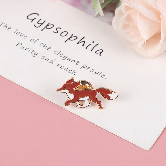 PLANET THE LITTLE Prince Fox Rose Pin Classical Fairy Tale Brooch Pin ...