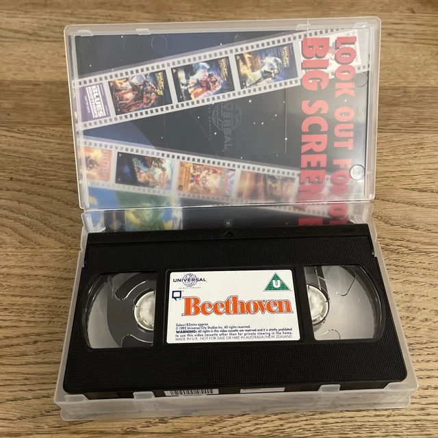 BEETHOVEN VHS VIDEO (1992) Universal Rated U Children & Family Classic ...