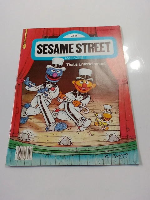 SESAME STREET MAGAZINE That's Entertainment Place July August 1982 ...