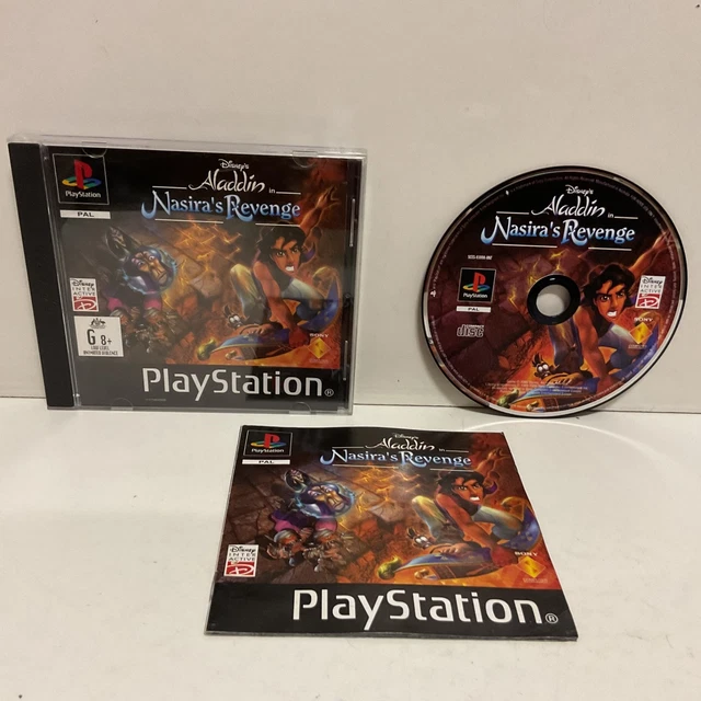 DISNEY'S ALADDIN IN Nasira's Revenge PS1 PlayStation 1 PAL - VGC - Free ...