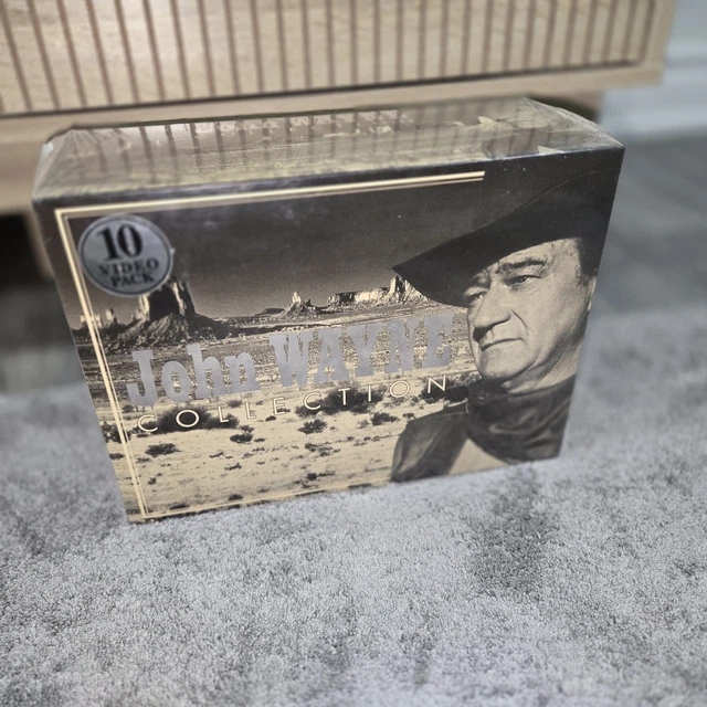 JOHN WAYNE COLLECTION 10 VHS Tape Set 1994 Factory Sealed Western ...