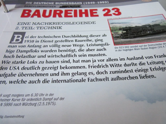DEUTSCHE EISENBAHNGESCHICHTE N DB 1949-1993 Baureihe BR 023 Teil 1 bis ...