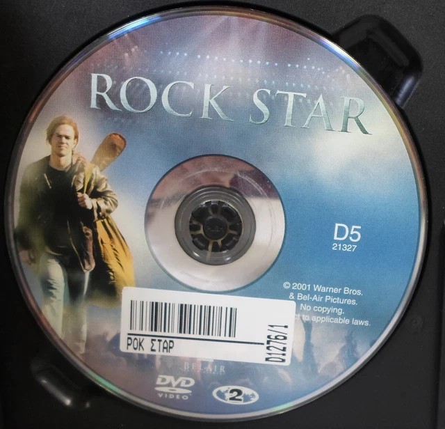 WARNER BROS 2002 Dvd Rock Star Mark Wahlberg Jennifer Aniston European ...