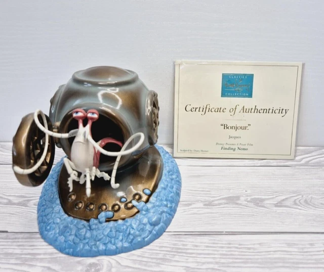 DISNEY CLASSICS RARE WDCC Finding Nemo - Bonjour - Jacques - With COA £ ...