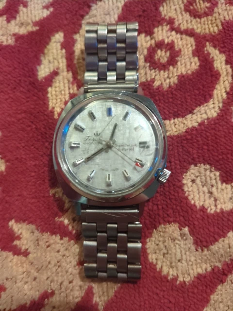 GENTS VINTAGE FEREL Electrotime Mechanical Swiss Watch £35.00 - PicClick UK