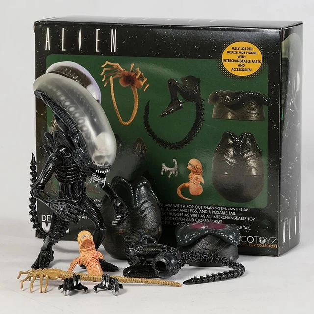 FIGURINE MEZCO ALIEN Deluxe MDS Facehugger Egg 6" 1979 Collection ...