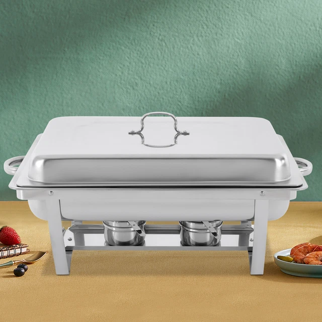 3*3L CHAFING DISH Buffet Food Pan Set Stainless Steel Catering Food ...