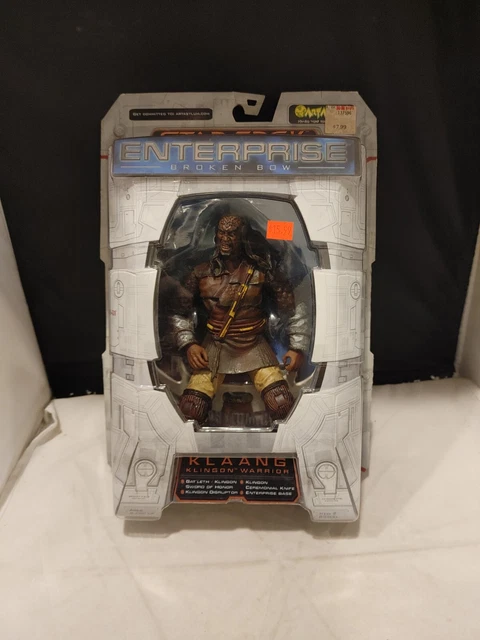 STAR TREK ENTERPRISE Broken Bow Klaang Klingon Warrior Action Figure ...
