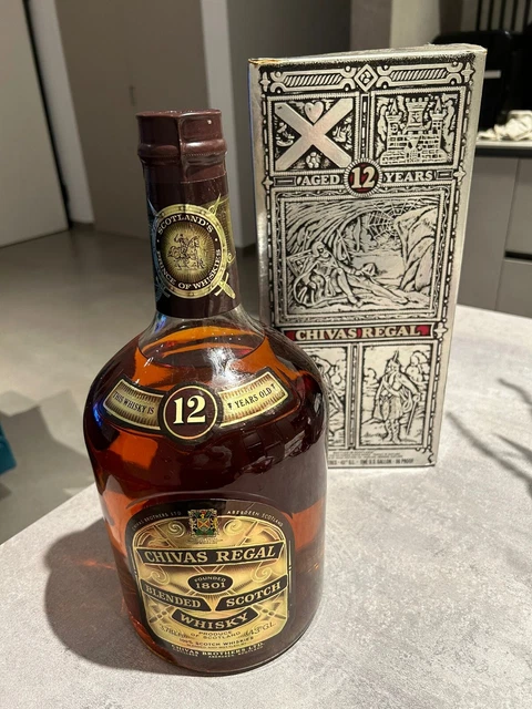 CHIVAS REGAL 12 YEARS MAGNUM OLD BLENDED SCOTCH 3,78 litri CON POMPETTA ...