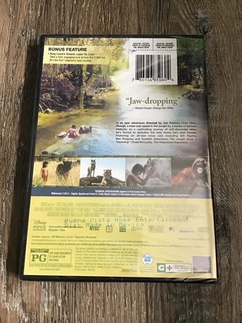 DISNEY’S THE JUNGLE Book (DVD Widescreen, 2016) NEW UNOPENED $4.99 ...