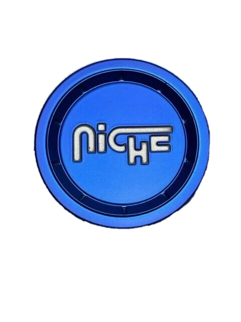 NICHE BLUE W/SILVER Logo Snap In Wheel Center Cap 1005-22-05KAS $29.99 ...