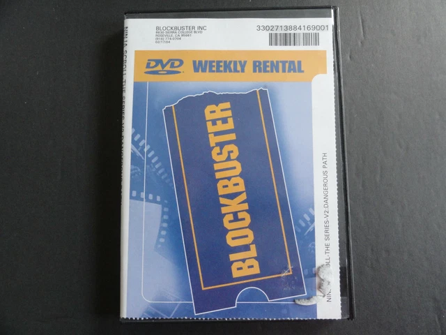 BLOCKBUSTER VIDEO AUTHENTIC Dvd Rental Case "Ninja Scroll" --No Movie ...