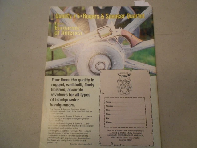 AMERICAN HANDGUNNER MAGAZINE AHG November/December 1980 Sokolov Sky 45 £11.07 - PicClick UK