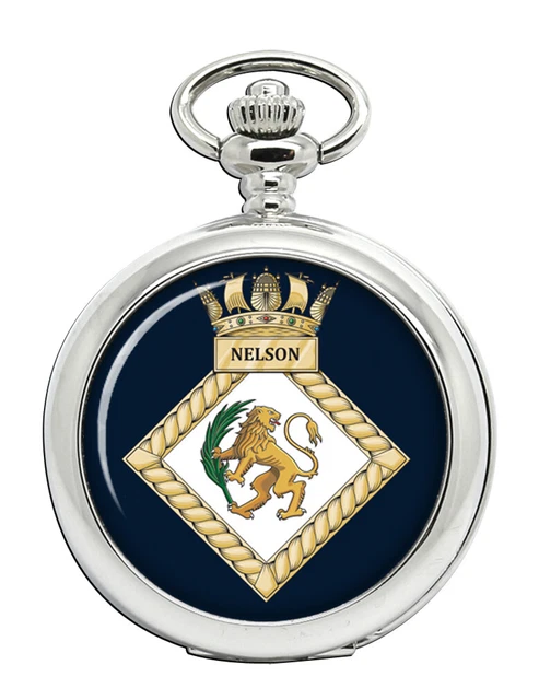 HMS NELSON, ROYAL Navy Pocket Watch EUR 53,30 - PicClick FR