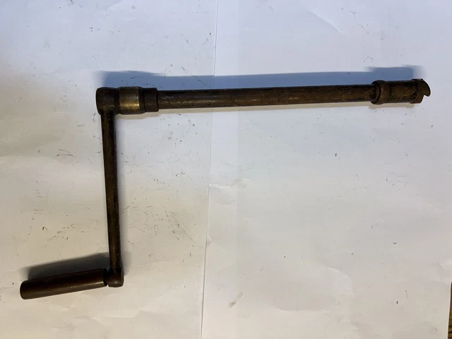 ROLLS ROYCE STARTING Handle For Pre War Car Three Dog Late 20hp Early ...