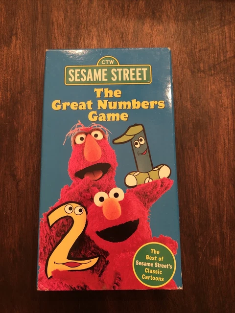 SESAME STREET - The Great Numbers Game (VHS, 1998) $8.12 - PicClick CA