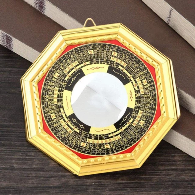 EXORCISM TAI-CHI EIGHT Diagram Mirror Feng Shui Blessing Decoration ...