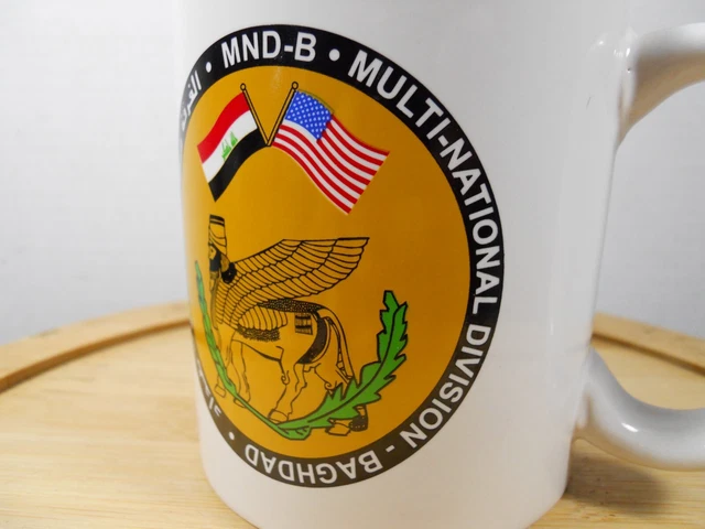 MND-B MULTI-NATIONAL DIVISION Baghdad Iraq US Army military ceramic ...