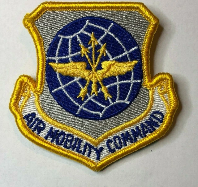 VINTAGE US AIR Mobility Command Patch Badge Original 76 x 76 mm £14.42 - PicClick UK