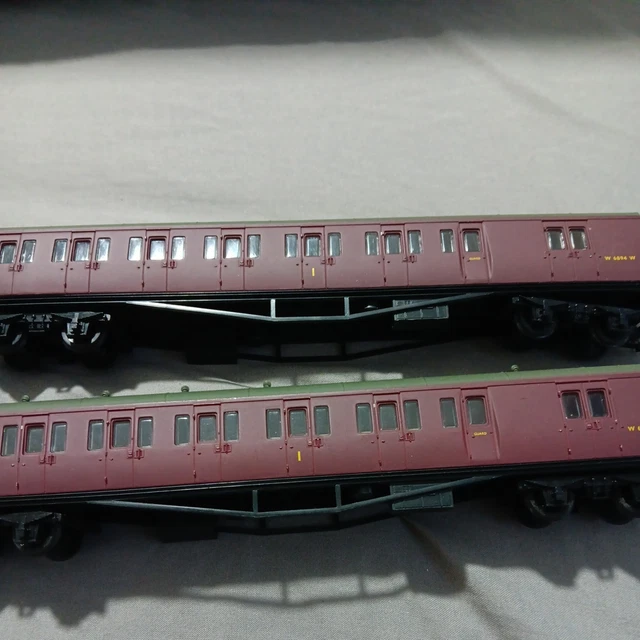 AIRFIX COACH OO Gauge GWR "B SET" brake coaches x 2 in British Railways ...