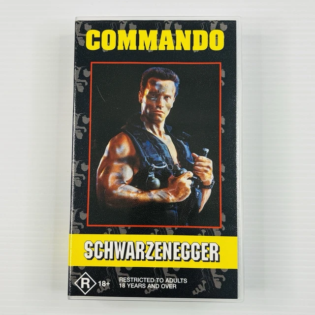 COMMANDO VHS TAPE 1995 Time-Life Video Arnold Schwarzenegger Tested ...
