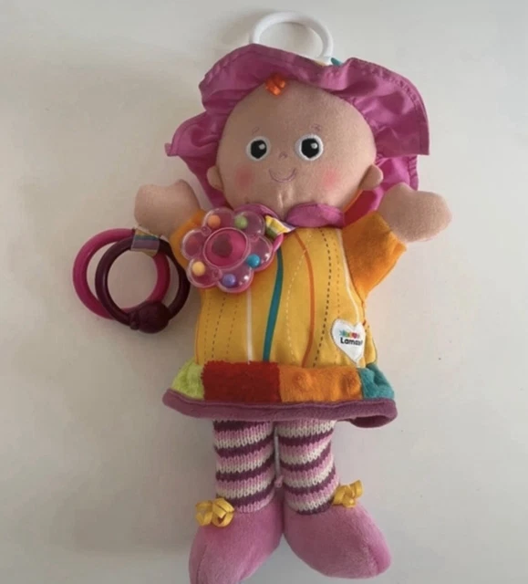 LAMAZE SENSORY DOLL My Friend Emily Soft Toy Plush Rattle Crinkle ...